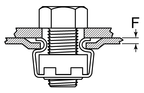 Self-Retaining Threaded Cage Nuts | G.L. Huyett