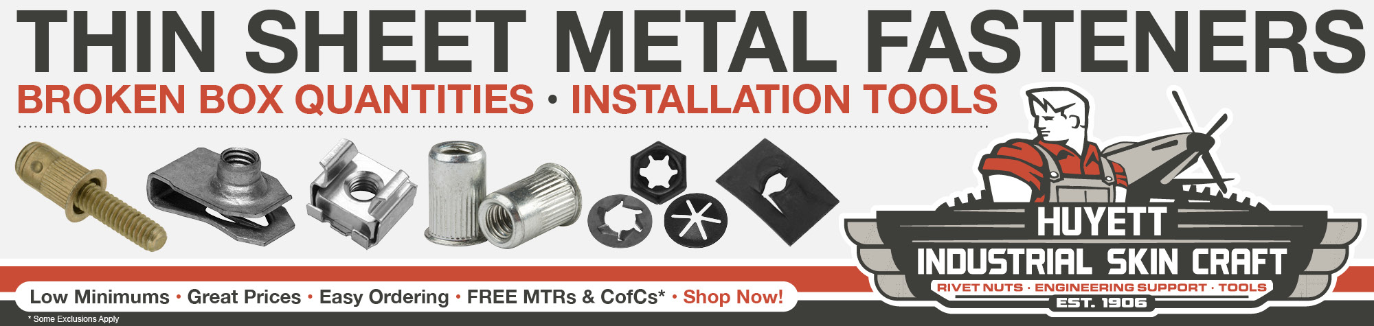 Master Distributor and Manufacturer, Fasteners | G.L. Huyett